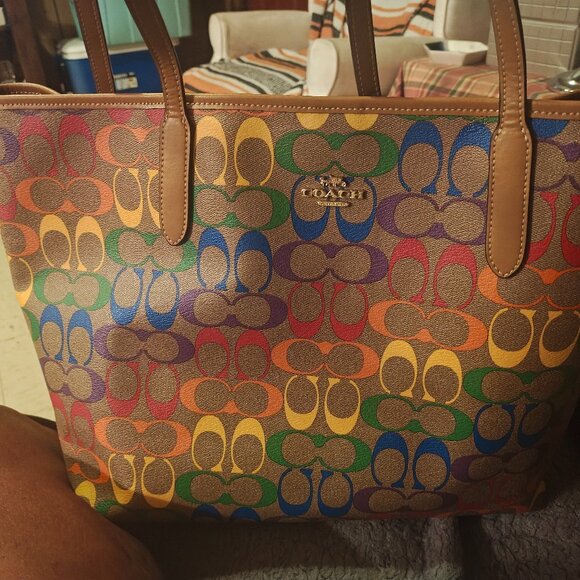 Coach | Bags | Coach Rainbow Purse | Poshmark